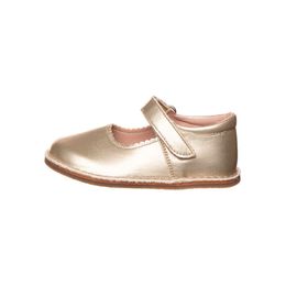 lamino Leder-Barfu&szlig;-Ballerinas in Gold - 50% | Gr&ouml;&szlig;e 24 | Kinderballerinas