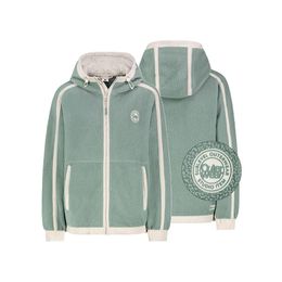 Sublevel Fleecejacke in Mint/ Wei&szlig; - 47% | Gr&ouml;&szlig;e S | Damenjacken