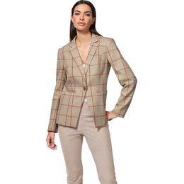 Heine Blazer in Beige/ Rot - 74% | Gr&ouml;&szlig;e 40 | Damenjacken