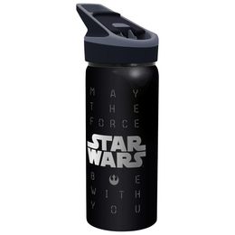 Star Wars Universalflasche Star Wars, Schwarz, Alu, Metall, 710 ml, 9.3x7.3x22.7 cm, Kaffee & Tee, Kannen, Thermoskannen