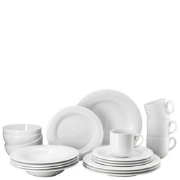 Rosenthal Kombiservice Casina, Wei&szlig;, Keramik, 20-teilig, 400 ml,620 ml, 42x31x32 cm, DIN EN ISO 14001, DIN EN ISO 9001, Essen & Trinken, Geschirr, Geschirr-Sets, Kombiservice