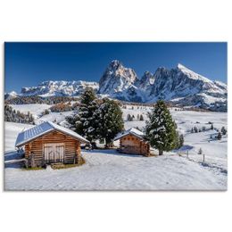Artland Wandbild &raquo;Herbst auf der Seiser Alm S&uuml;dtirol&laquo; Vier Jahreszeiten Bilder 1 Stk. tlg. als Alubild, Leinwandbild, Poster, Wandaufkleber in verschied. 