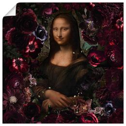 Artland Wandbild &raquo;Mona Lisa - Da Vinci Adaption&laquo; Portrait 1 Stk. tlg. als Alubild, Leinwandbild, Poster, Wandaufkleber in verschied. Gr&ouml;&szlig;en Papier