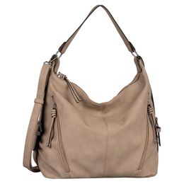Tom Tailor Damen Tom Tailor &raquo;CAIA Hobo bag&laquo; in schlichter Optik grau