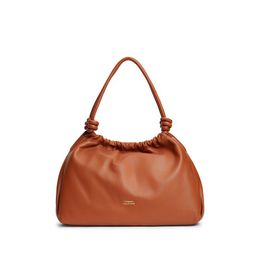Tommy Hilfiger Damen Hobo &raquo;TH SOFT LEATHER HOBO&laquo; Damen Handtasche, Schultertasche, Umh&auml;ngetasche mit goldfarbenem Logo