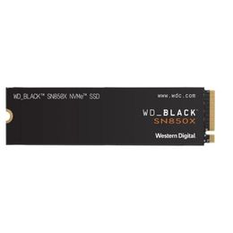 WD_Black interne Gaming-SSD &raquo;SN850X NVMe&laquo; 2 TB PCI Express 4.0 schwarz Wahnsinnige Geschwindigkeiten von bis zu 7.300 MB/s liefern erstklassige 