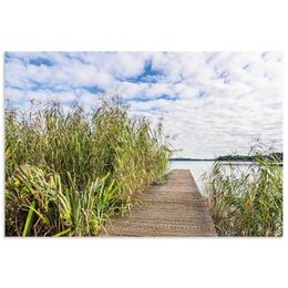 Artland Wandbild &raquo;Steg am Krakower See in der Stadt Krakau&laquo; Gew&auml;sser 1 Stk. tlg. als Alubild, Leinwandbild, Poster, Wandaufkleber in verschied. Gr&ouml;&szlig;en Alu 