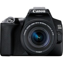 Canon Spiegelreflexkamera &raquo;EOS 250D&laquo; EF-S 18-55mm f/4-5.6 IS STM, 24,1, 3 fach fach x opt. Zoom, Bluetooth WLAN schwarz