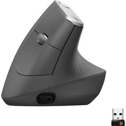 Logitech ergonomische Maus &raquo;MX Vertical&laquo; Bluetooth grau