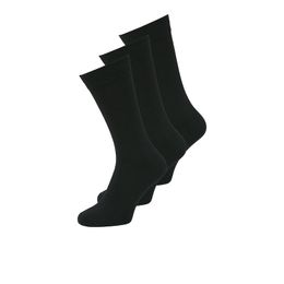 Jack & Jones Jack & Jones Herren Freizeitsocken &raquo;JACRAFAEL &ndash; Sockenpackung mit Stretch-Anteil, Einheitsgr&ouml;&szlig;e&laquo; Packung, 3 Paar tlg. Baumwollmischung schwarz 1