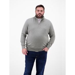 Lerros Herren Lerros Strickpullover &raquo;Flachstrick-Troyer in Gro&szlig;en Gr&ouml;&szlig;en&laquo; 6XL