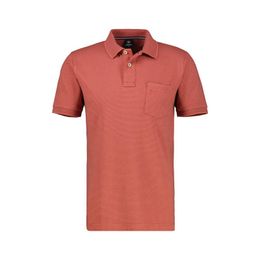 Lerros Herren Lerros Poloshirt &raquo;Herren Piqu&eacute;-Poloshirt in Gro&szlig;en Gr&ouml;&szlig;en&laquo; rot 5XL