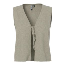 Pieces Damen Pieces Strickweste &raquo;PCBREE SL TIE KNIT VEST NOOS BC&laquo; mit Bindeband L