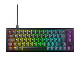 CHERRY XTRFY Gaming-Tastatur &raquo;K5V2 65% / GER / BLACK&laquo; (Funktionstasten) Ultra-anpassbar schwarz Cherry MX2A Red Switches