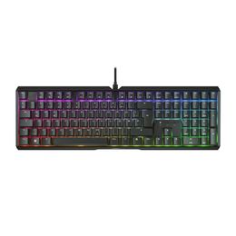CHERRY XTRFY Gaming-Tastatur &raquo;MX 3.1 RGB BLACK / DE&laquo; (ergonomische Form) Konfigurierbare Beleuchtung schwarz