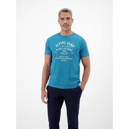 Lerros Herren Lerros T-Shirt &raquo;Herren T-Shirt mit Outdoorprint&laquo; L