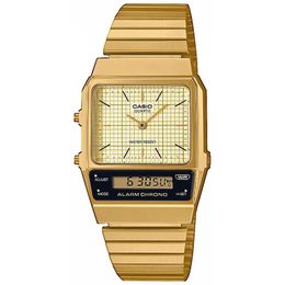 CASIO VINTAGE Damen CASIO VINTAGE Quarzuhr, Armbanduhr, Damenuhr,Herrenuhr,Digitaluhr,Edelstahlarmband gold