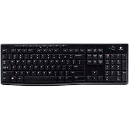 Logitech Tastatur &raquo;Wireless Keyboard K270 - DE-Layout&laquo; () schwarz 24 MONATE BATTERIELEBENSDAUER