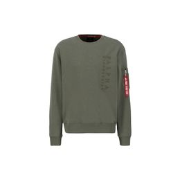Alpha Industries Damen Sweater &raquo;Embroidery Sweatshirt&laquo; gr&uuml;n S