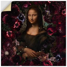 Artland Wandbild &raquo;Mona Lisa - Da Vinci Adaption&laquo; Portrait 1 Stk. tlg. als Alubild, Leinwandbild, Poster, Wandaufkleber in verschied. Gr&ouml;&szlig;en Vinyl