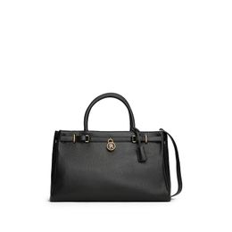 Tommy Hilfiger Damen &raquo;AMERICAN ICON TOTE LEATHER&laquo;, Damen Handtasche, Schultertasche mit TH-Schlo&szlig;-Schmuckelement