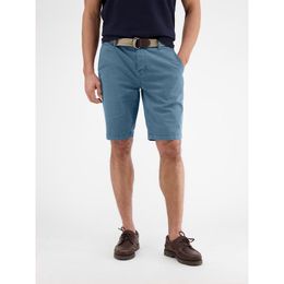 Lerros Herren Lerros Bermudas &raquo;Chino-Bermuda mit G&uuml;rtel&laquo; blau 30