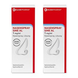 ALIUD Nasenspray sine Al 1 mg / ml bei Schnupfen (2x15 ml) 2 St