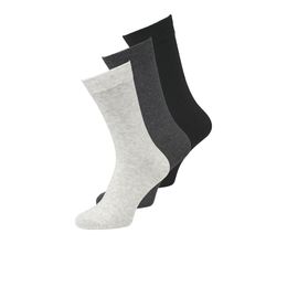 Jack & Jones Jack & Jones Herren Freizeitsocken &raquo;JACRAFAEL &ndash; Sockenpackung mit Stretch-Anteil, Einheitsgr&ouml;&szlig;e&laquo; Packung, 3 Paar tlg. Baumwollmischung schwarz 1