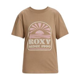 Roxy Damen T-Shirt &raquo;Hangloose Poster&laquo; beige S