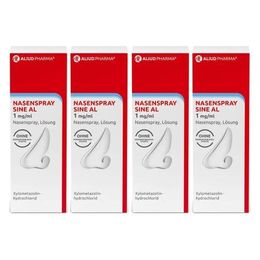 ALIUD Nasenspray sine Al 1 mg / ml bei Schnupfen (4x15 ml) 4 St