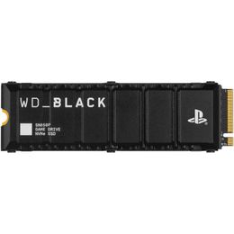 WD_Black interne SSD &raquo;SN850P&laquo; 2 TB NVMe SSD, mit Heatsink schwarz Lesegeschwindigkeiten von bis zu 7.300 MB/s f&uuml;r nahtloses Gameplay