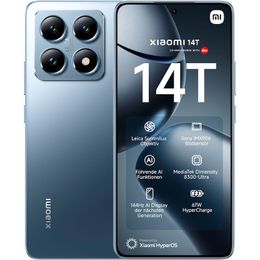 Xiaomi Smartphone &raquo; 14T 256GB&laquo; Titan Blue blau 50MP + 50 MP + 12 MP Kamera mit Leicafokus und 20-fach Zoom