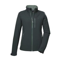 Killtec Damen Softshelljacke &raquo;KOS 264 WMN SFTSHLL JCKT&laquo; Wasser- und windabweisende Damenjacke mit verstellbaren B&uuml;ndchen gr&uuml;n 42