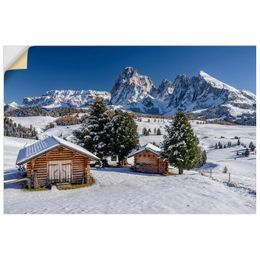 Artland Wandbild &raquo;Herbst auf der Seiser Alm S&uuml;dtirol&laquo; Vier Jahreszeiten Bilder 1 Stk. tlg. als Alubild, Leinwandbild, Poster, Wandaufkleber in verschied. 