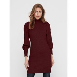 Only Damen Only Strickkleid &raquo;ONLKATIA L/S DRESS KNT NOOS&laquo; Viskosemischung rot L, N-Gr