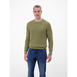 Lerros Herren Lerros Strickpullover &raquo;Herren Crewneck-Stricker in Strukturqualit&auml;t&laquo; XXL