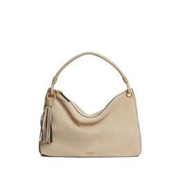 Tommy Hilfiger Damen Schultertasche &raquo;TH STATEMENT LEATHER BAG SUEDE&laquo; Damen Tragetasche, Handtasche mit modischen Quasten