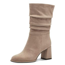 Tamaris Damen Stiefel , Blockabsatz, Kurzstiefel, in veganer Verarbeitung 40