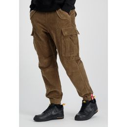 Alpha Industries Herren Cargohose &raquo;Airman Cord&laquo; beige S, Normalgr&ouml;&szlig;en