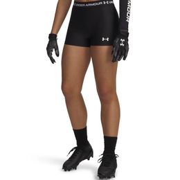 Under Armour Damen Trainingsshorts &raquo;HEATGEAR SHORTY&laquo; f&uuml;r vielseitige Aktivit&auml;ten, mit Elasthan-Anteil, leichtes Material XL, N-Gr