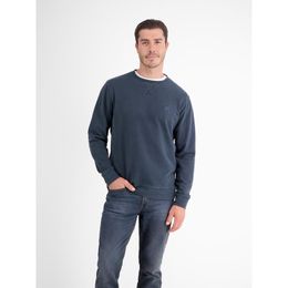 Lerros Herren Lerros Sweatshirt &raquo;Urbaner Sweatshirtstyle, weiche Haptik&laquo; blau S