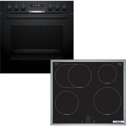 Bosch Induktions Herd-Set &raquo;HND675LS62&laquo; schwarz Art W&auml;rmequelle pro Gaarraum: elektrisch