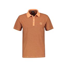 Lerros Herren Lerros Poloshirt &raquo;Poloshirt mit abgesetztem Kragen&laquo; orange 6XL
