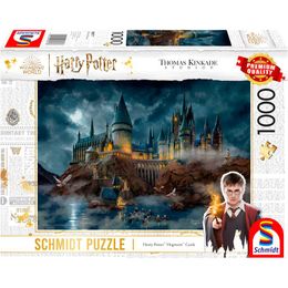 Schmidt Spiele Puzzle &raquo;Wizarding World, Harry Potter , Hogwarts Castle von Thomas Kinkade&laquo; Made in Germany bunt Pappe