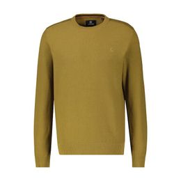 Lerros Herren Lerros Strickpullover &raquo;Crewneck Strickpullover&laquo; braun S