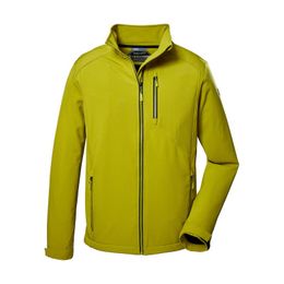 Killtec Herren Softshelljacke &raquo;KOS 263 MN SFTSHLL JCKT&laquo; Wasserabweisende, atmungsaktive Softshelljacke mit Reflektoren gr&uuml;n L