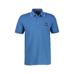 Lerros Herren Lerros Poloshirt &raquo;Poloshirt in &Uuml;bergr&ouml;&szlig;en, bequem und sportiv&laquo; blau 6XL