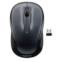 Logitech Maus &raquo;M325s - DARK SILVER - EMEA&laquo; kabellos grau Verbindungstyp: Kabellose 2,4-GHz-Verbindung