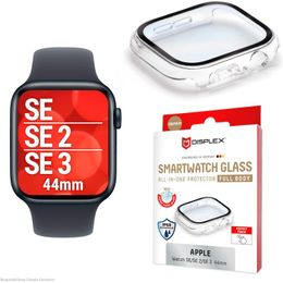Displex Displayschutzglas &raquo;Smartwatch Glass All-In-One Protector Full Body&laquo; f&uuml;r Apple Watch SE 44 mm;Apple Watch SE 2 44 mm;Apple Watch SE 3 44 mm 