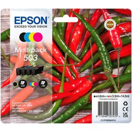 Epson Tintenpatrone &raquo;503&laquo; Benutzerfreundlich: Dank der Produktabbildung auf der Vorderseite k&ouml;nnen Sie die richtige Packung direkt im Laden schnell erkennen